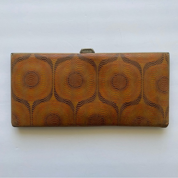 Lodis | Bags | Lodis Leather Ballet Wallet Clutch Framed Swirl Geo ...
